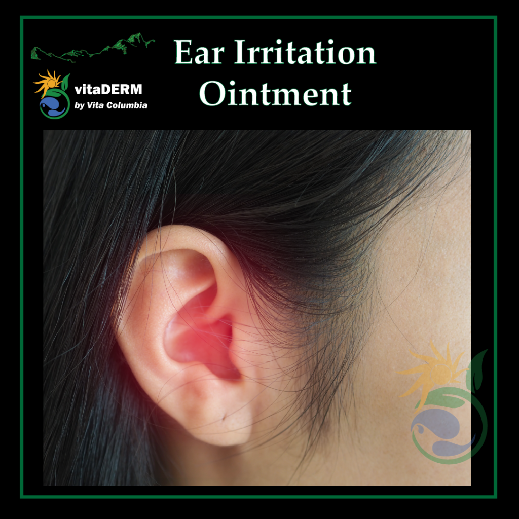 Ear Irritation Ointment – vitaDERM | Vita Columbia Research - Health ...