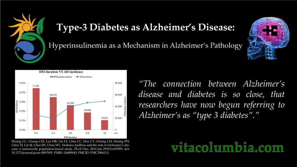 Alzheimer’s Disease as Type-3 Diabetes: Hyperinsulinemia as a mechanism ...